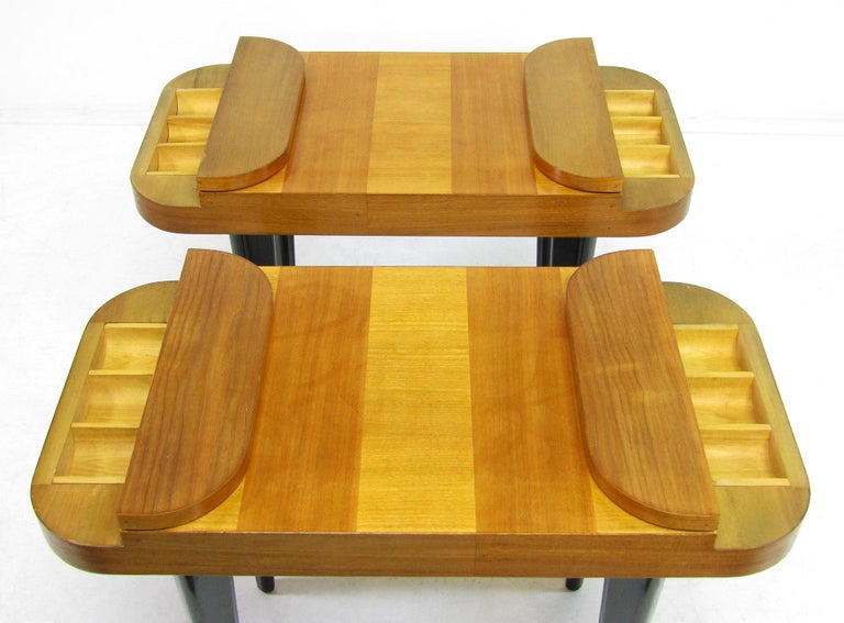 Two Paldao Line Art Deco End Tables by Gilbert Rohde for Herman Miller ...