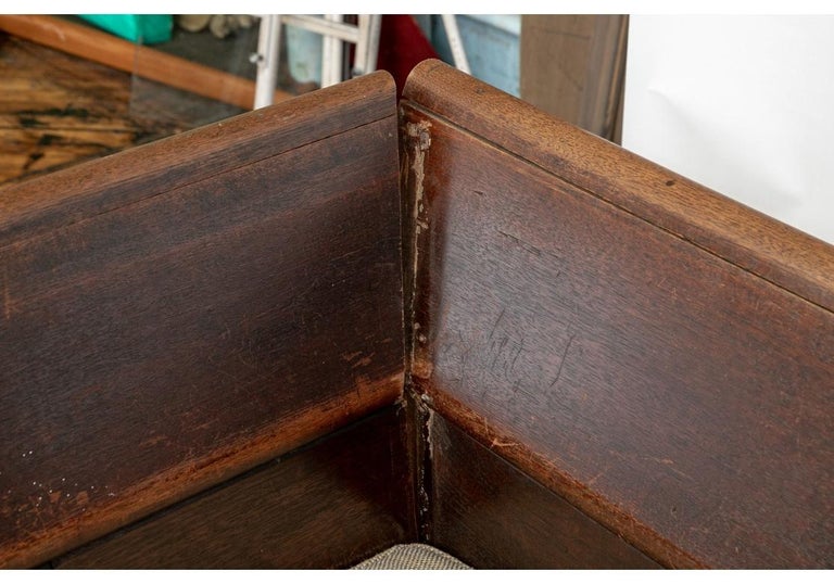 Two-Part Antique Congregational Corner Bench For Sale at 1stDibs