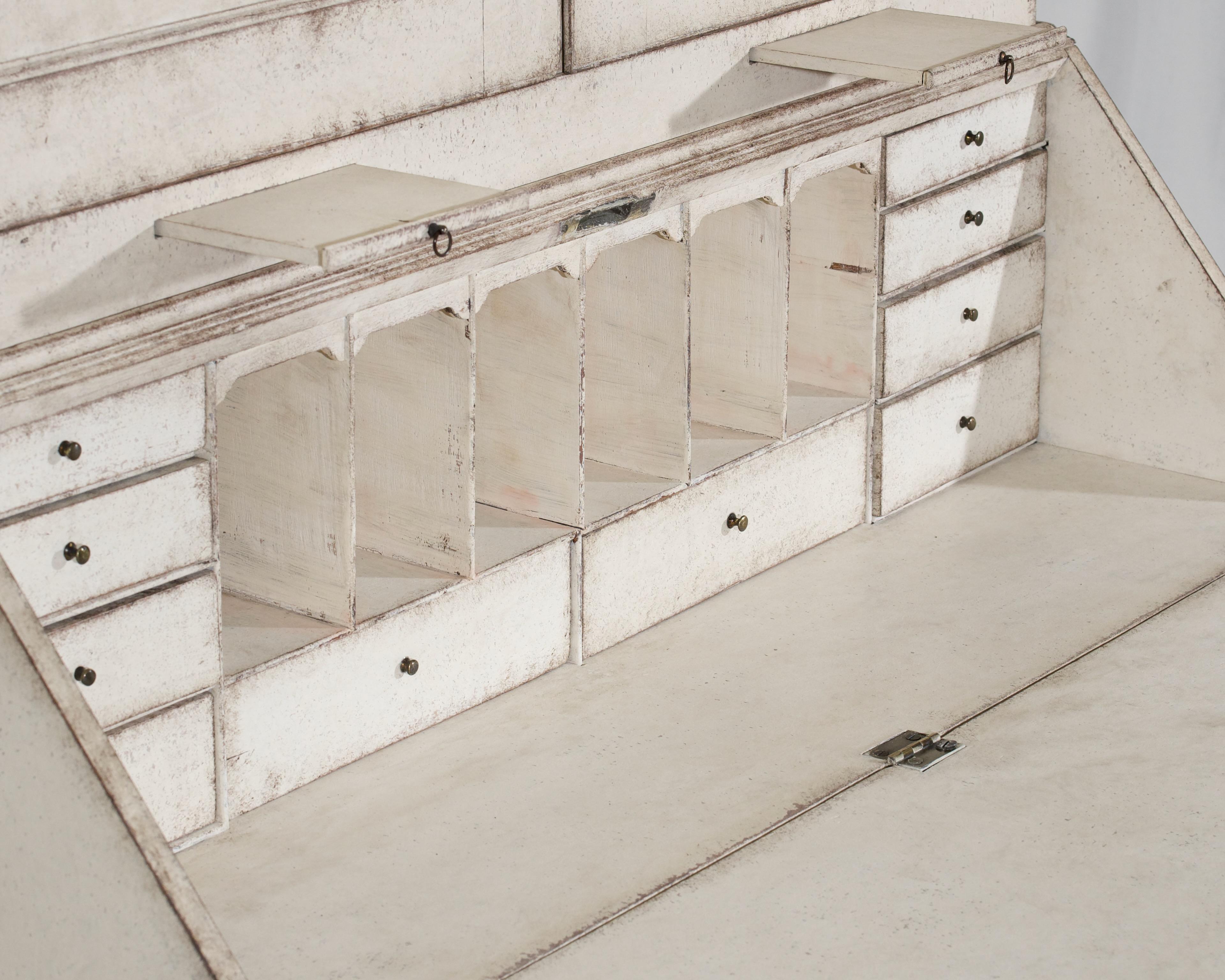 Two-Part European Bureau, Manufactured, circa 1790 For Sale at 1stDibs