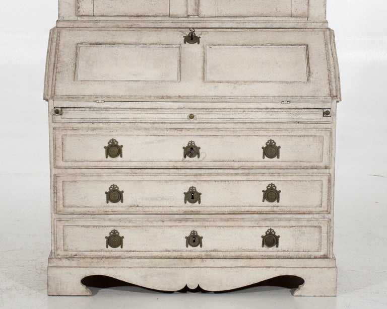 Two-Part Swedish Bureau, circa 1790 For Sale at 1stDibs