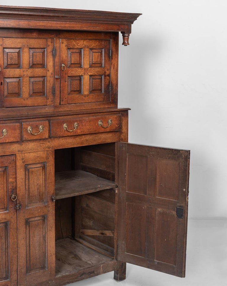 Two-Piece Oak Welsh Cupboard, Wales, circa 1670 For Sale at 1stDibs ...