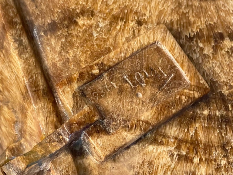 Two-pieces set of Carved Onyx Stone Contemporary Briefcases For Sale at ...