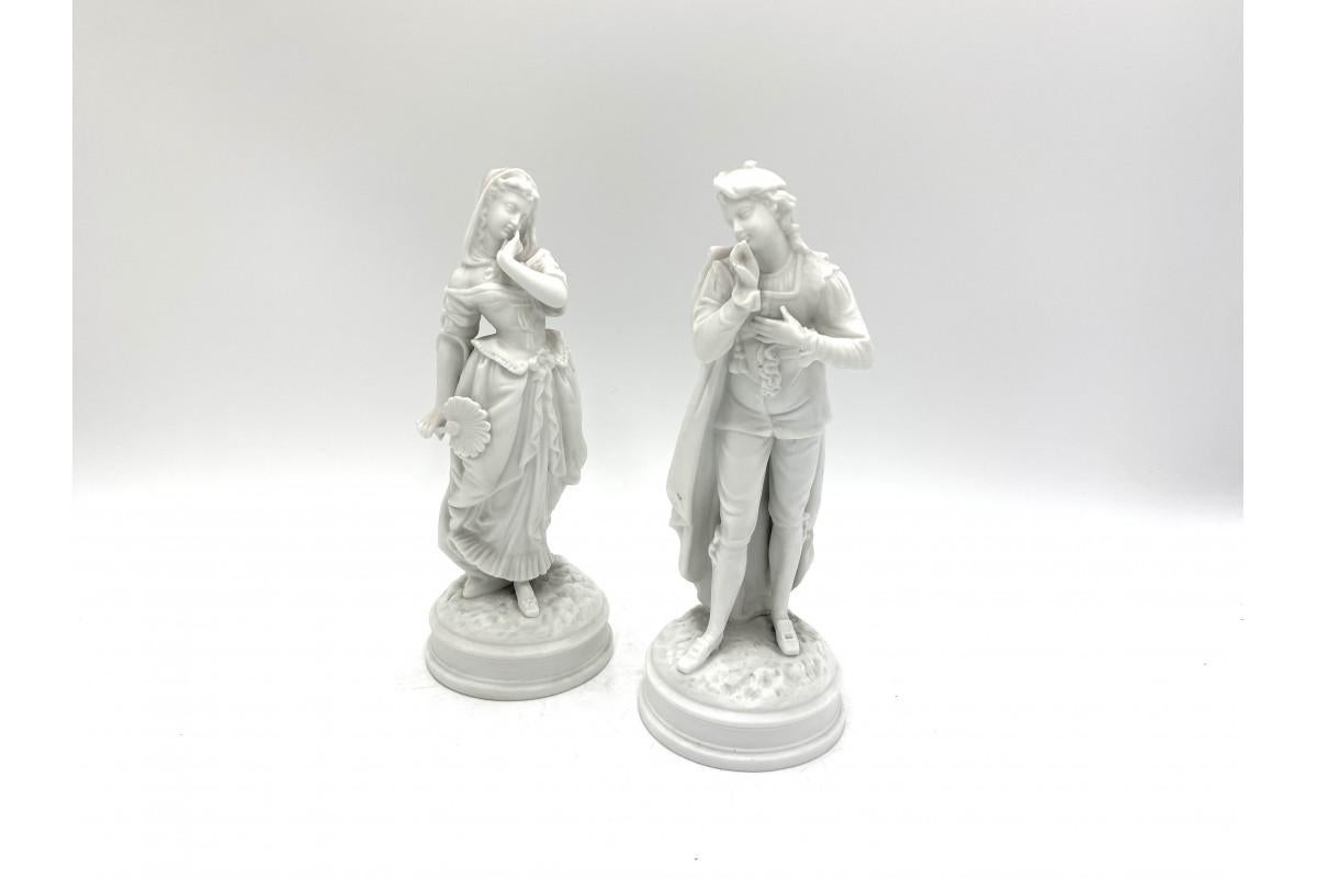 Two Porcelain Bisque Figurines at 1stDibs