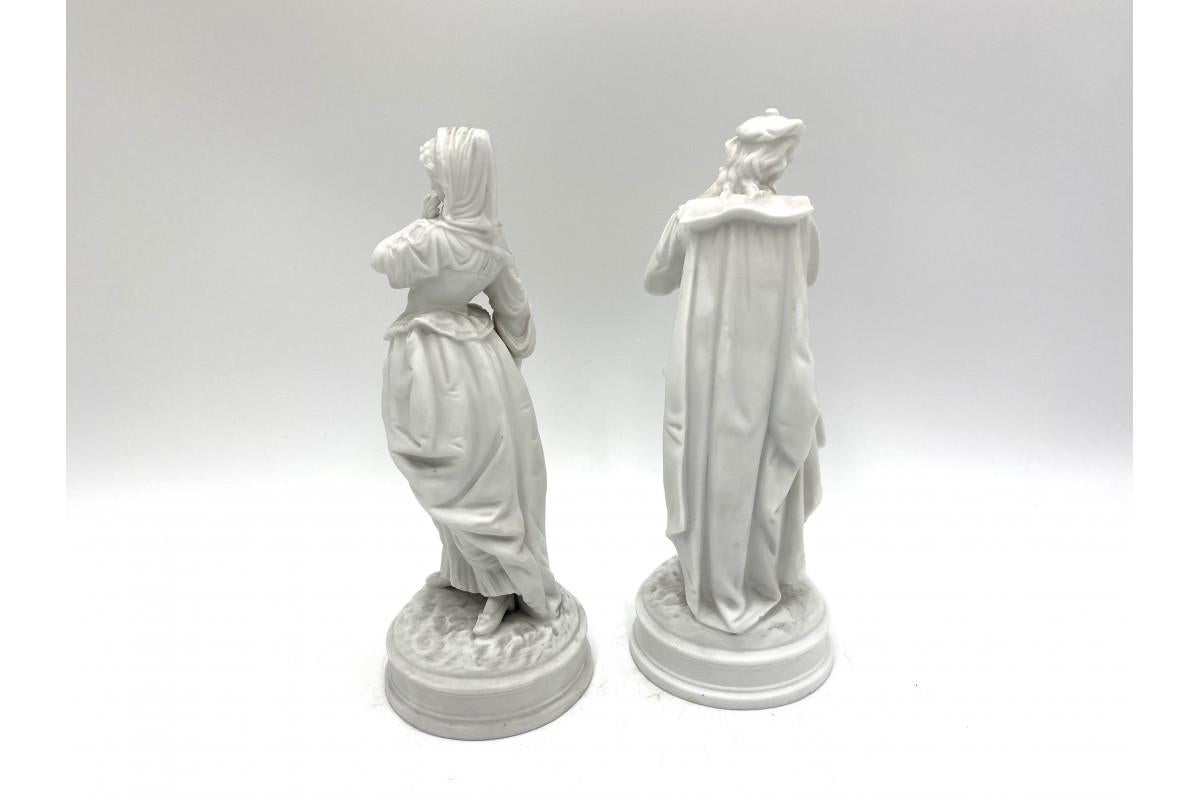 Two Porcelain Bisque Figurines at 1stDibs