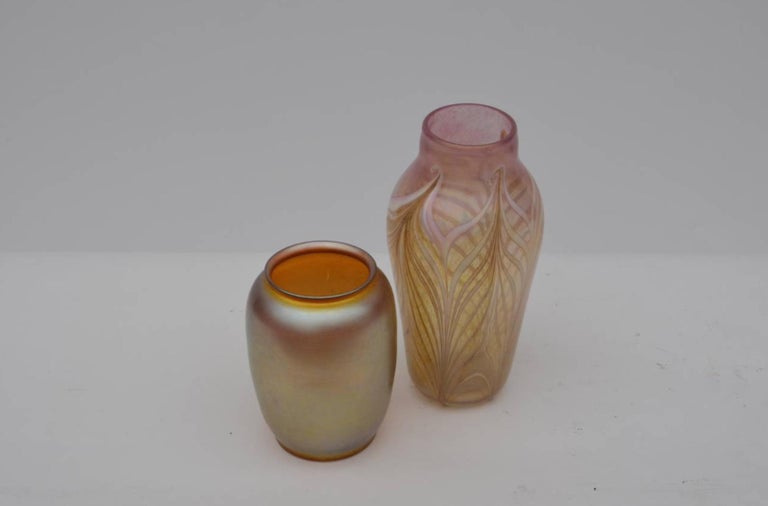 Two Rare Art Glass Vases by Durand For Sale at 1stDibs | durand art glass