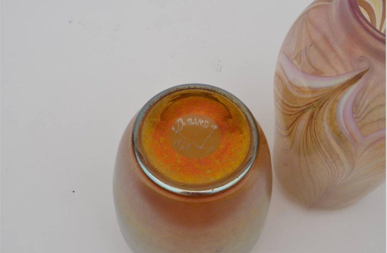 Two Rare Art Glass Vases by Durand For Sale at 1stDibs | durand art glass