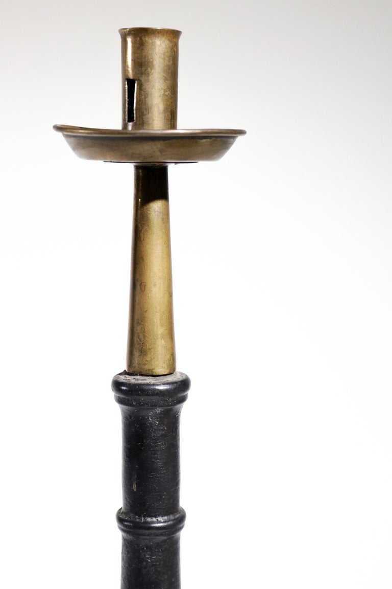 Two Rare Candlesticks Very Decorative, 18th-19th Century at 1stDibs