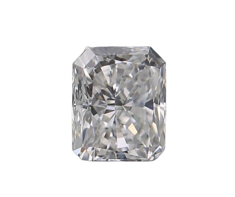 Two Rectangular Modified Brilliant Diamonds in 1.04 Carat D VS1, VS2 ...