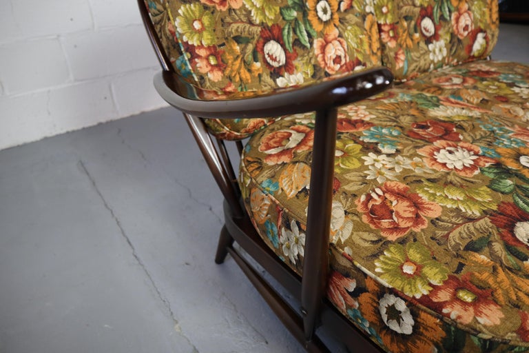 Two seater sofa and two armchairs "Windsor" by Ercol, 1970's For Sale ...