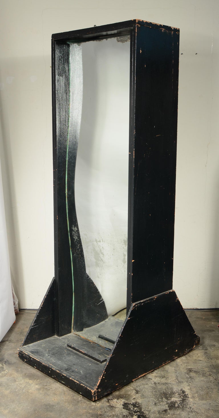 Two Sided Carnival Fun House Glass Mirror For Sale at 1stDibs