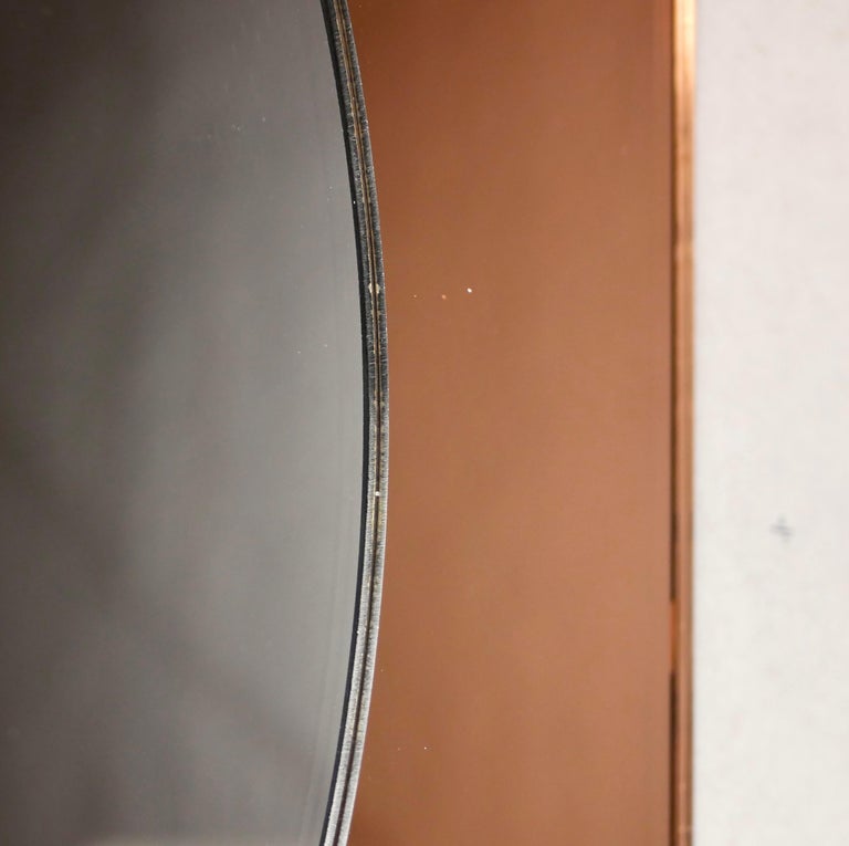 Two Silverings Square Mirror from France, 1980s For Sale at 1stDibs