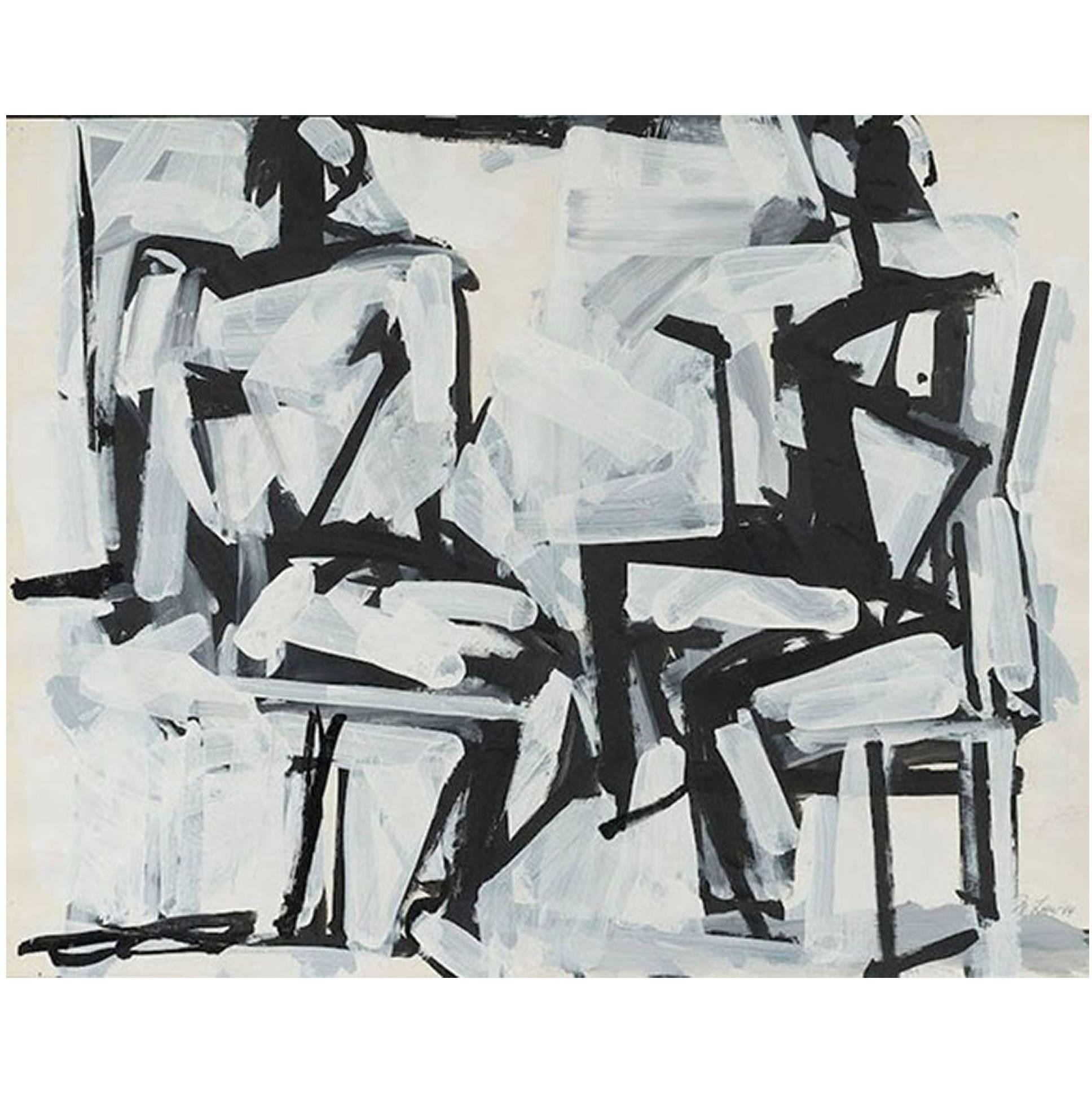 Michael Loew Ink Figure Artwork For Sale at 1stDibs