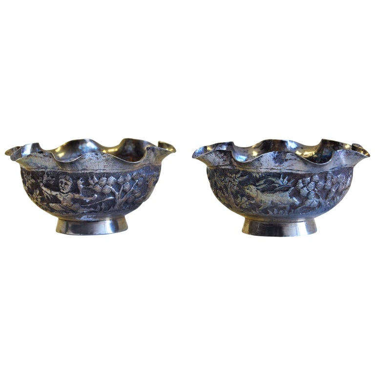 Two Small Silver Bowls, China, Early 20th Century For Sale at 1stDibs