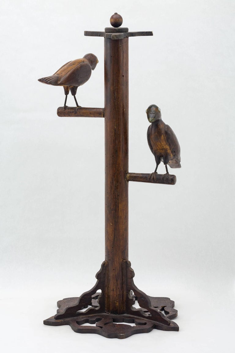 Two Songs on a Decorative Perch at 1stDibs