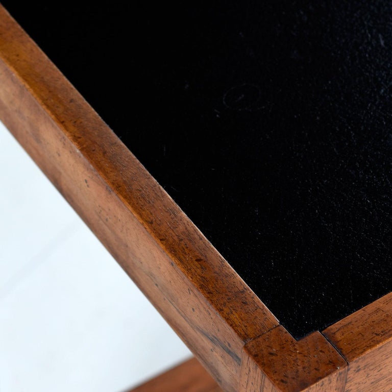 Two-Tier Cane Bottom Mid-Century Modern Sofa Table Console Table, circa ...