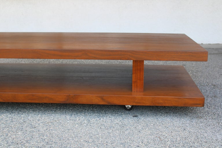 Two Tier Coffee Table on Rollers, style of Van Keppel Green (VKG ...