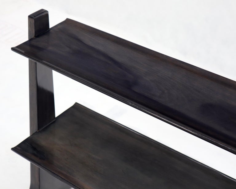 Two-Tier Custom Height Gloss Finish Free Standing Shelf For Sale at ...