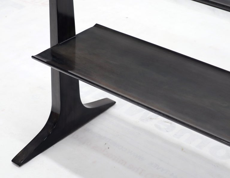 Two-Tier Custom Height Gloss Finish Free Standing Shelf For Sale at ...