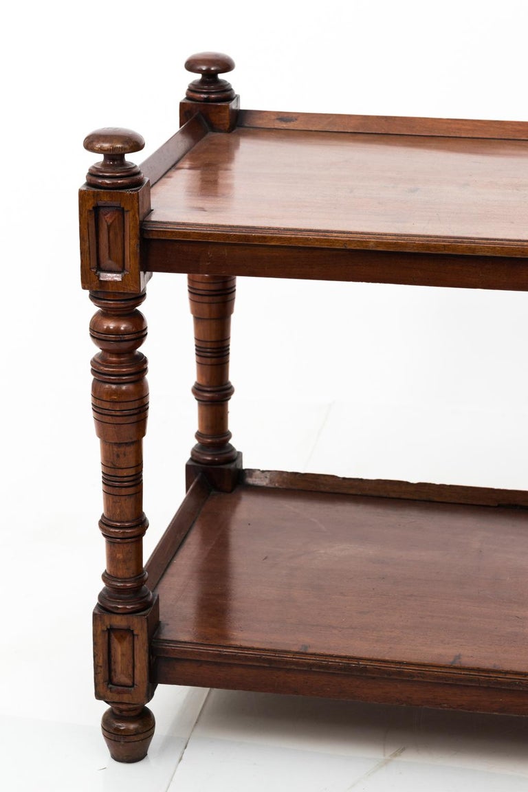 Two-Tier Walnut Butler's Trolley at 1stDibs