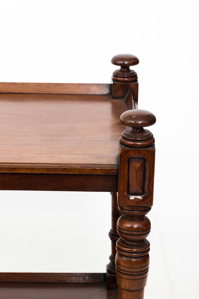 Two-Tier Walnut Butler's Trolley at 1stDibs