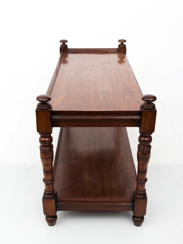 Two-Tier Walnut Butler's Trolley at 1stDibs