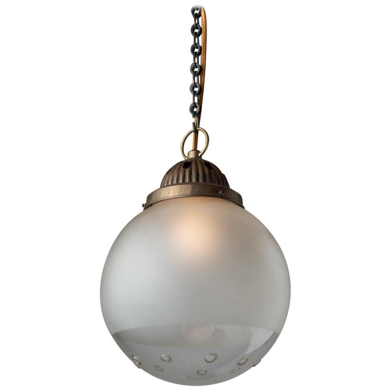 Two-Tone Globe Pendant, Germany, circa 1930 at 1stDibs