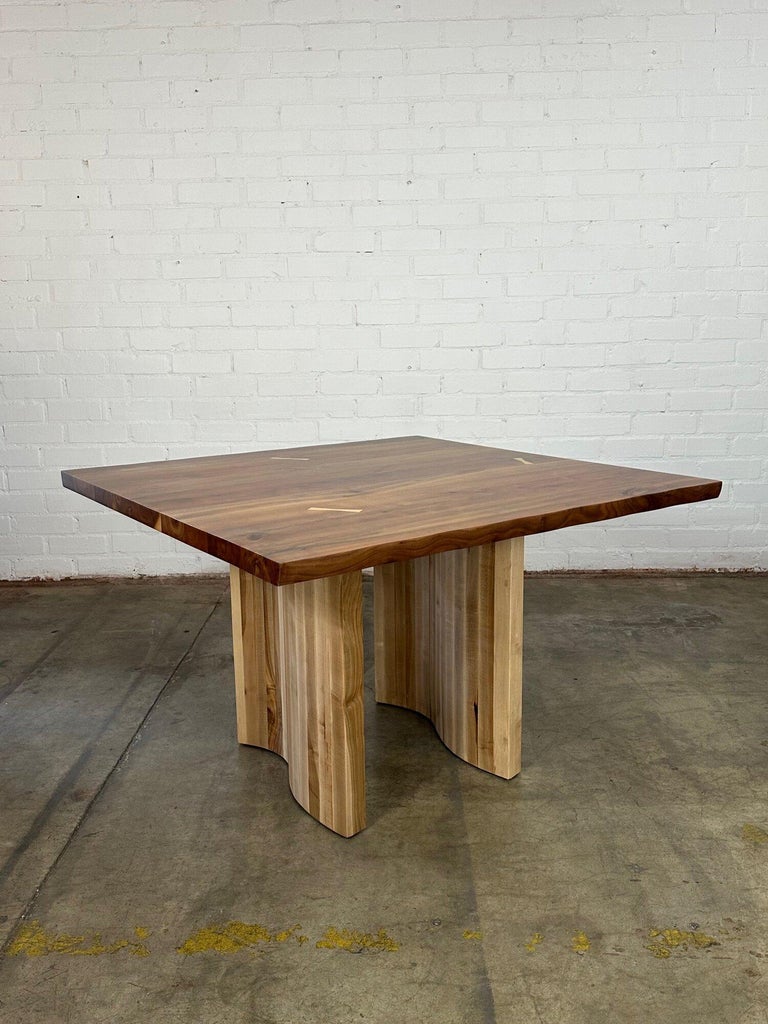 Two tone squiggle table For Sale at 1stDibs