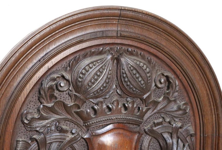 Two Tudor Style Antique Carved Oak Wall Panels at 1stDibs | tudor ...