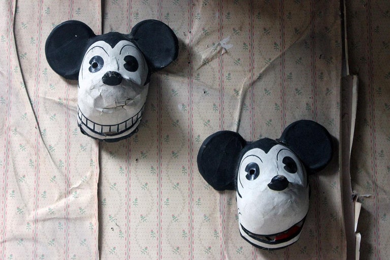 Two Very Rare German Walt Disney Mickey Mouse Masks, circa 1935 at 1stDibs