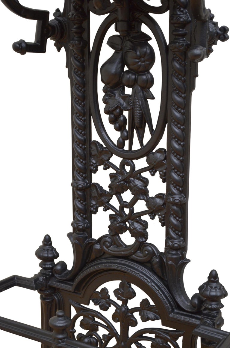 Two Victorian Hall Stands Cast Iron Hall Stand at 1stDibs | wrought ...