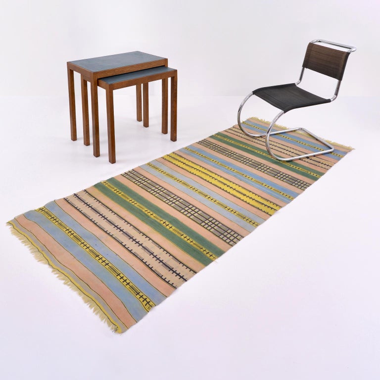 Two Wall or Floor Cotton Rugs, Bauhaus Weaving Workshop, circa 1925 For ...