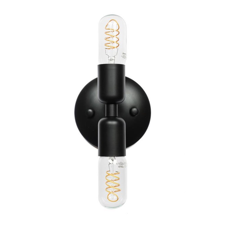 Two Way Sconce Light Black For Sale at 1stDibs