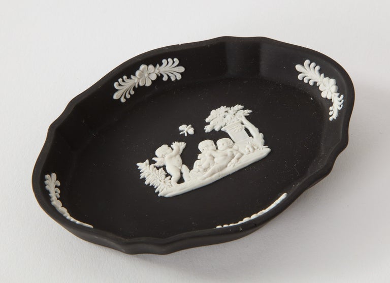 Two Wedgwood Black and White Jasperware Dishes at 1stDibs | wedgwood ...