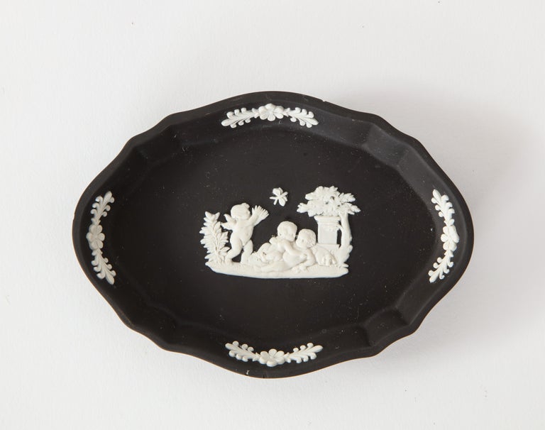 Two Wedgwood Black and White Jasperware Dishes at 1stDibs | wedgwood ...