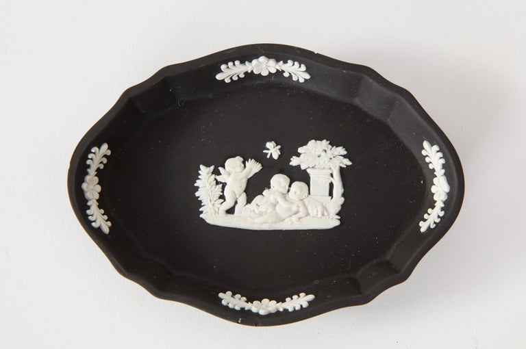 Two Wedgwood Black and White Jasperware Dishes at 1stDibs | wedgwood ...