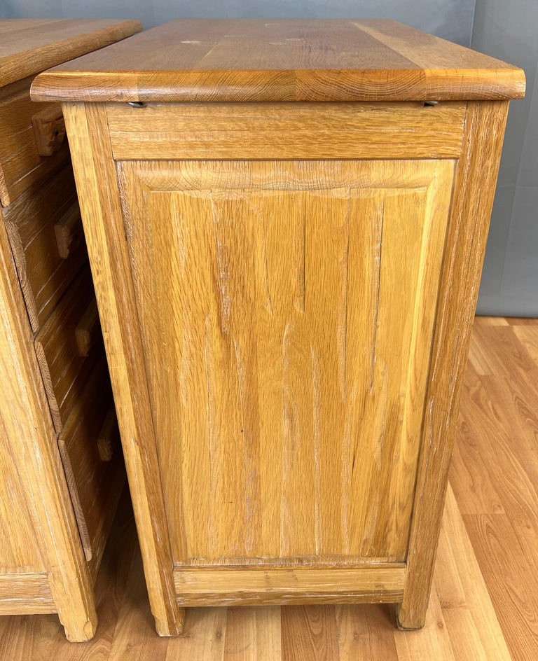 Two Vintage Western A. Brandt "Ranch Oak" High-Boy Dressers at 1stDibs