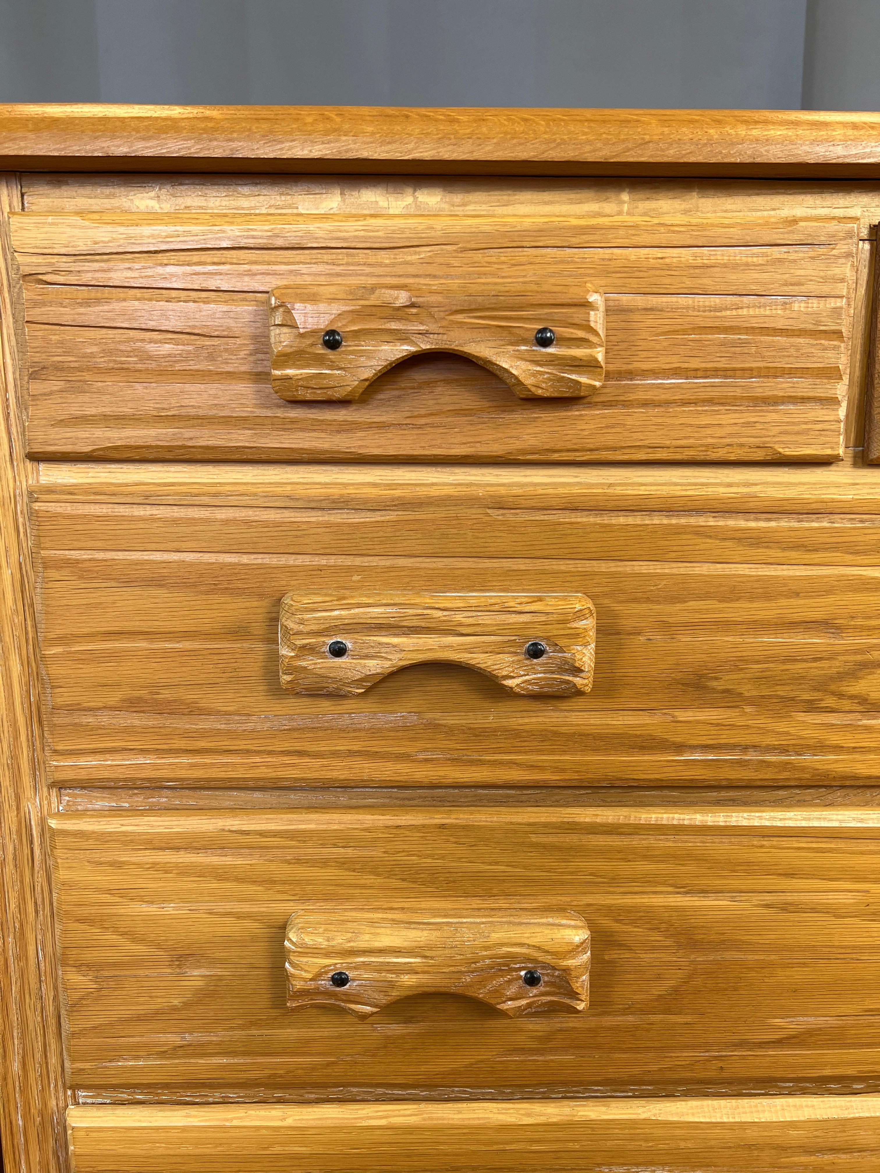 Two Vintage Western A. Brandt "Ranch Oak" High-Boy Dressers at 1stDibs ...