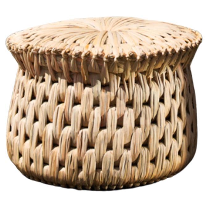 Txt.05 Handcrafted Palm Woven Tule Bench made in Mexico by Txt-ure for ...