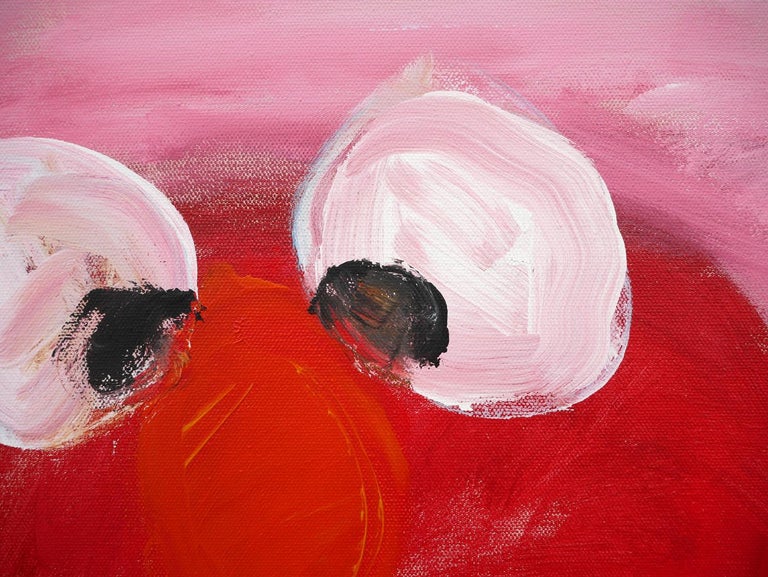 Tyler Casey - "Elmo" Contemporary Abstract Pop Art Figure Painting of ...