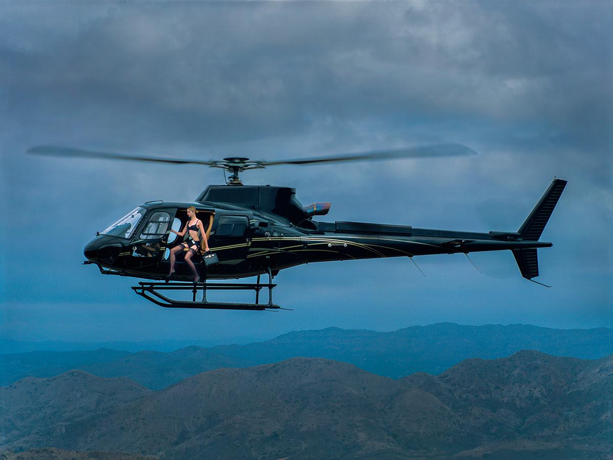 Tyler Shields - Helicopter (22.5" x 30") For Sale at 1stDibs