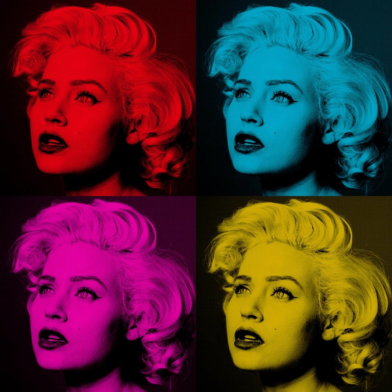 Tyler Shields - Marilyn Pop art (30" x 30") For Sale at 1stDibs