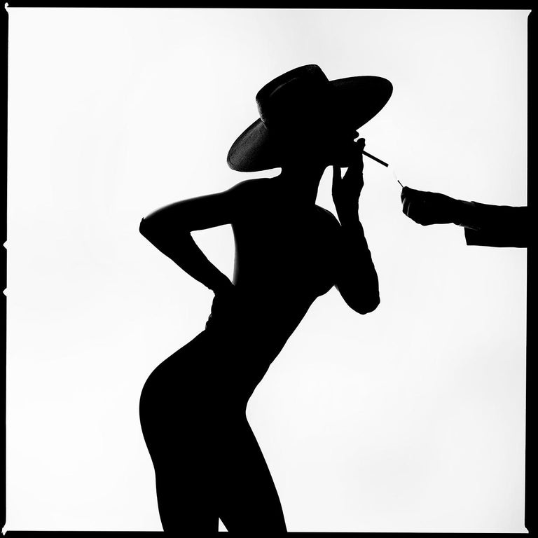 Tyler Shields - Match Silhouette (60" x 60") For Sale at 1stDibs