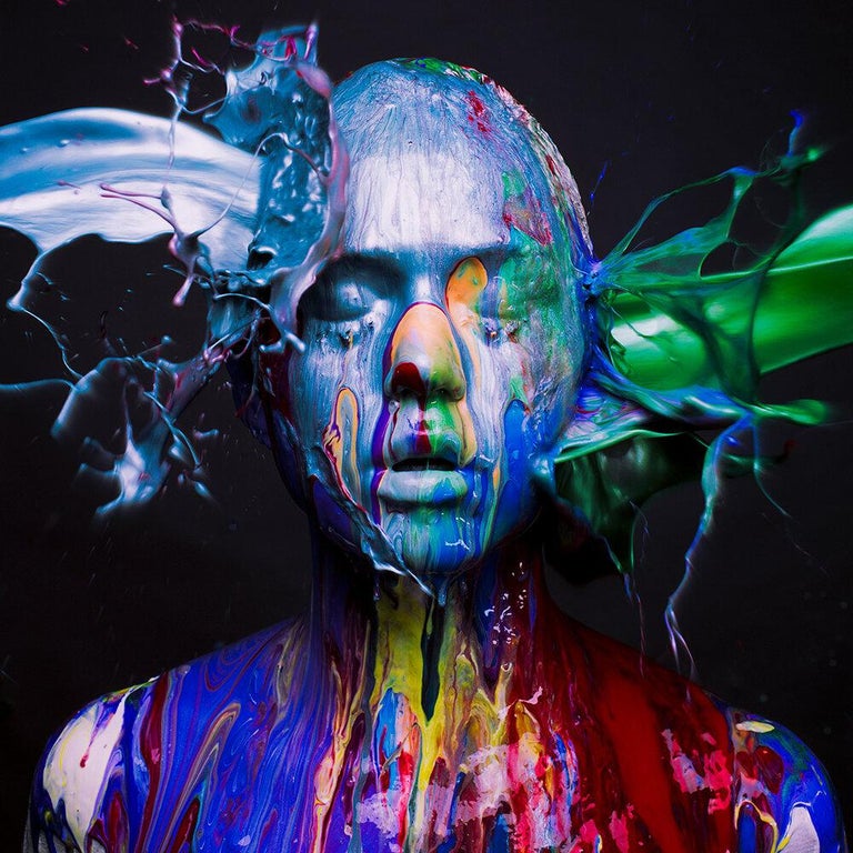 Tyler Shields - Metallic (18" x 18") For Sale at 1stDibs