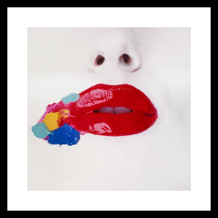 Tyler Shields - Pantone Lips (60" x 60") For Sale at 1stDibs