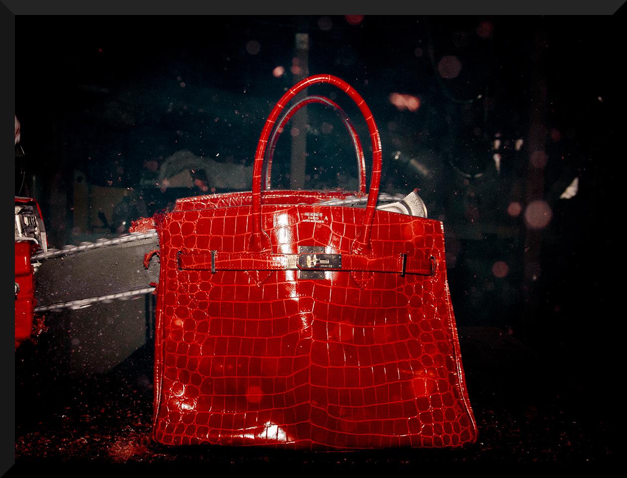 Tyler Shields - Red "Ferrari on Fire - AP" by Tyler Shields For Sale at ...