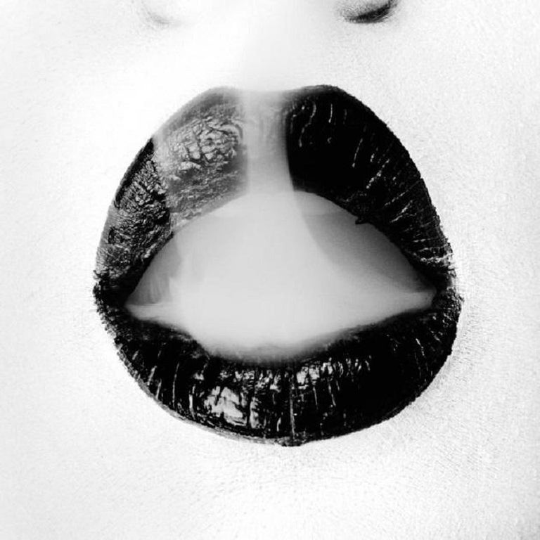 Tyler Shields - Smoke Mouth (60" x 60") For Sale at 1stDibs