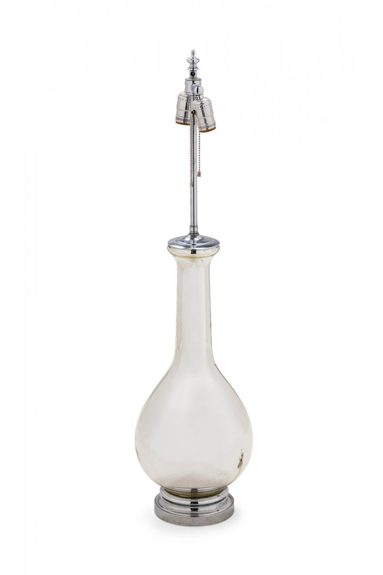 Tyndale Mid-Century American Mercury Glass Genie Bottle Table Lamp For ...