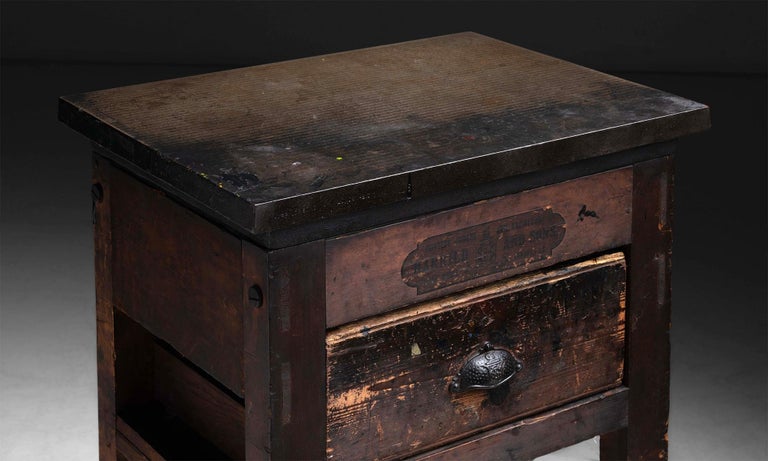 Typesetting Table, England, circa 1890 For Sale at 1stDibs