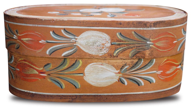 Tyrolean Painted Box at 1stDibs