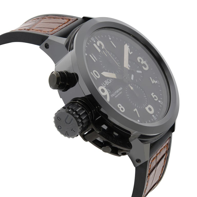 U-Boat Italo Fontana Flightdeck Black Ceramic Automatic Mens Watch U ...